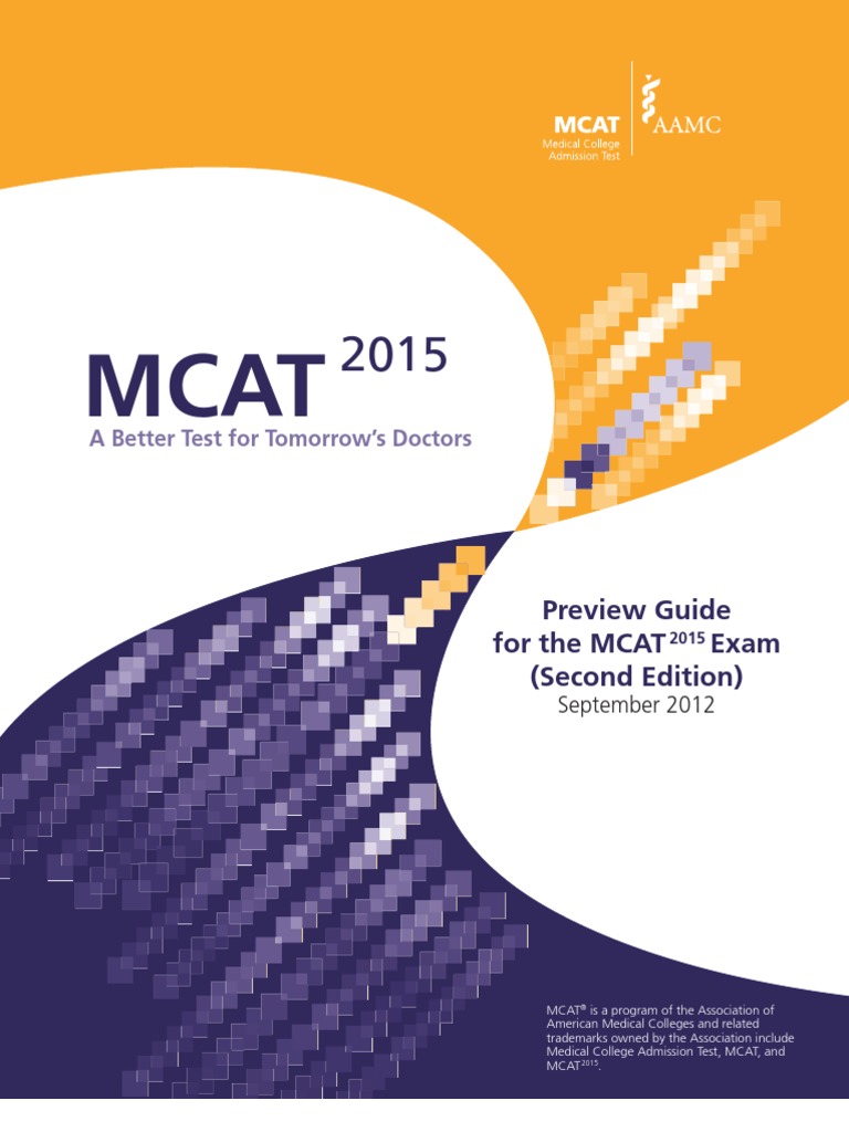 2015 - Mcat PDF | PDF | Career & Growth | Self-Improvement