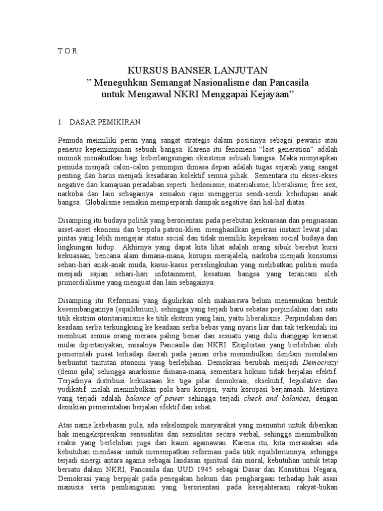 T o R Susbalan Banser | PDF