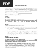 NEC3 ECC Contractor Form Templates V1-02 | General Contractor | Project ...