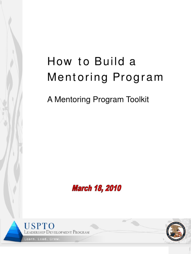 Mentoring Toolkit | Download Free PDF | Mentorship | Goal