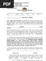 Contoh Format Bap | PDF