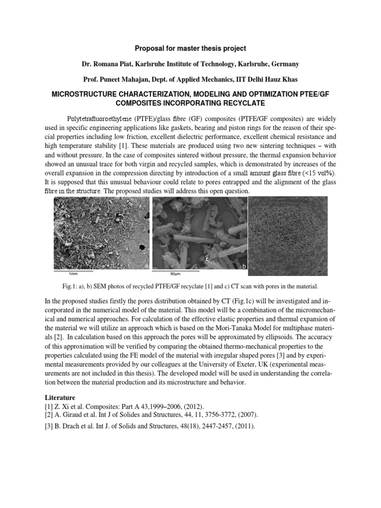MASTER THESIS PROJECT - 2013last | PDF | Microstructure | Composite ...