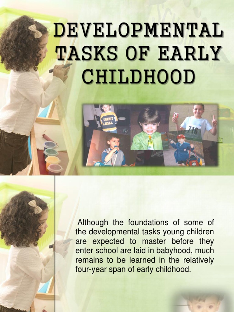 Developmental Tasks of Early Childhood | PDF | Early Childhood | Tooth