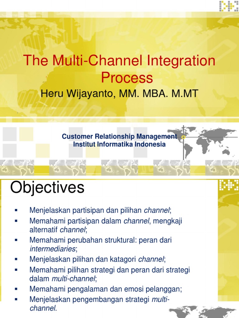 The Multi-Channel Integration Process | PDF