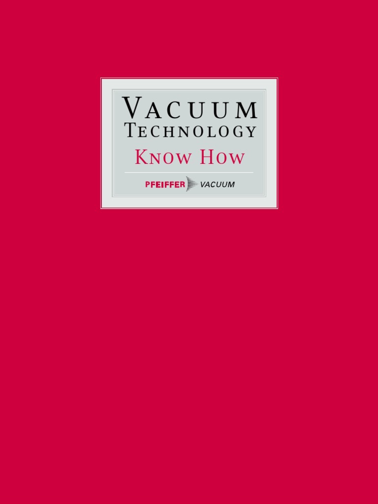 Vacuum Technology | PDF