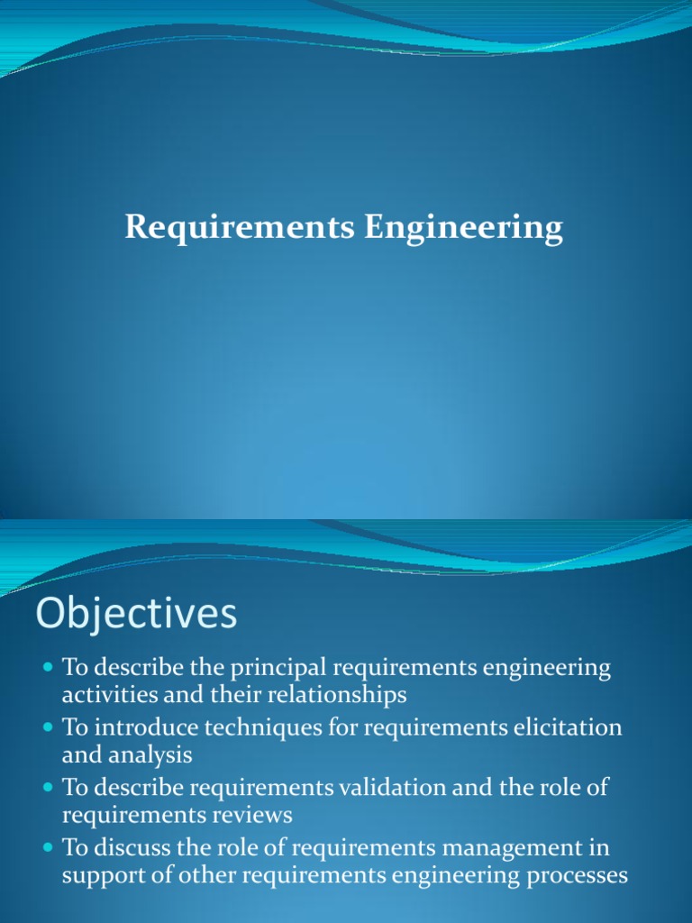 1b Requirements Engineering | PDF | Feasibility Study | Teaching ...