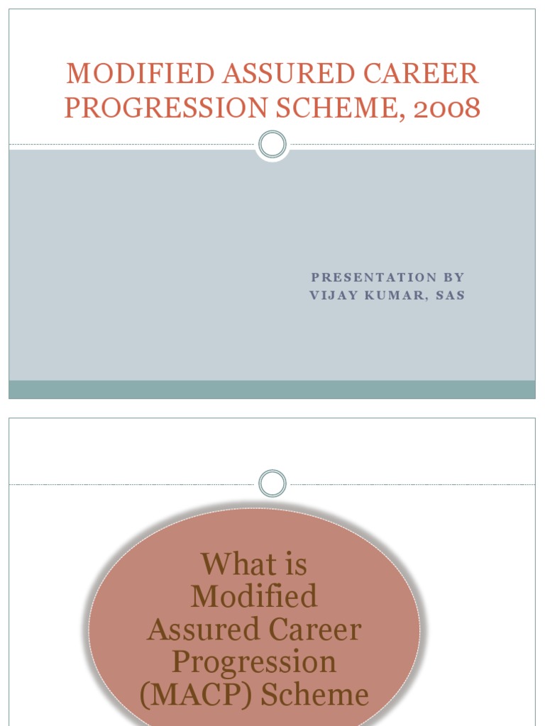 MACP Scheme | Download Free PDF | Government | Social Institutions