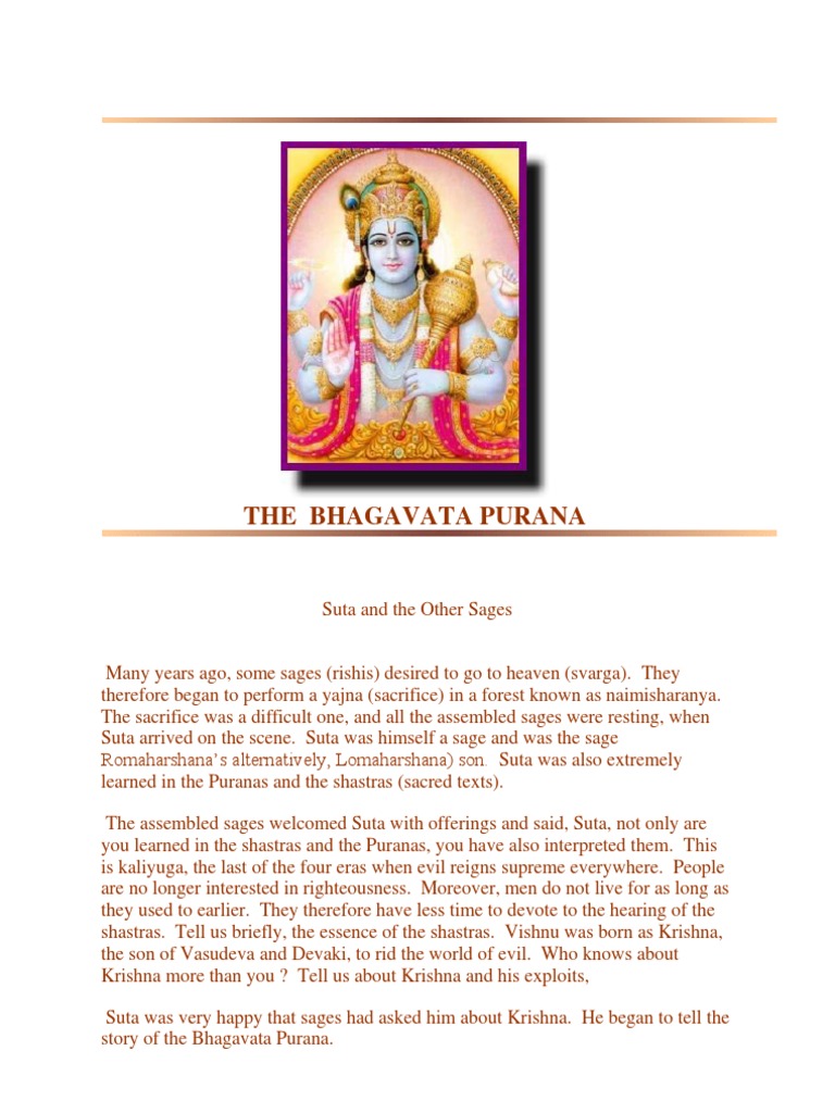 Bhagavata Purana | PDF