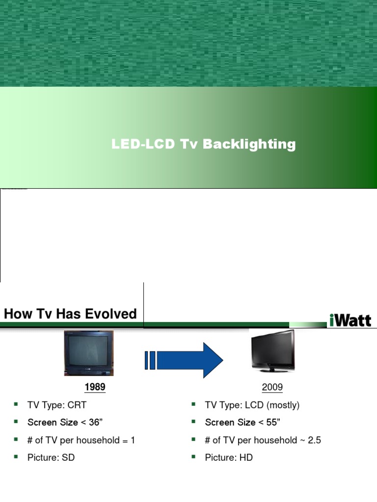 The Benefits of LED-LCD | PDF | Backlight | Television