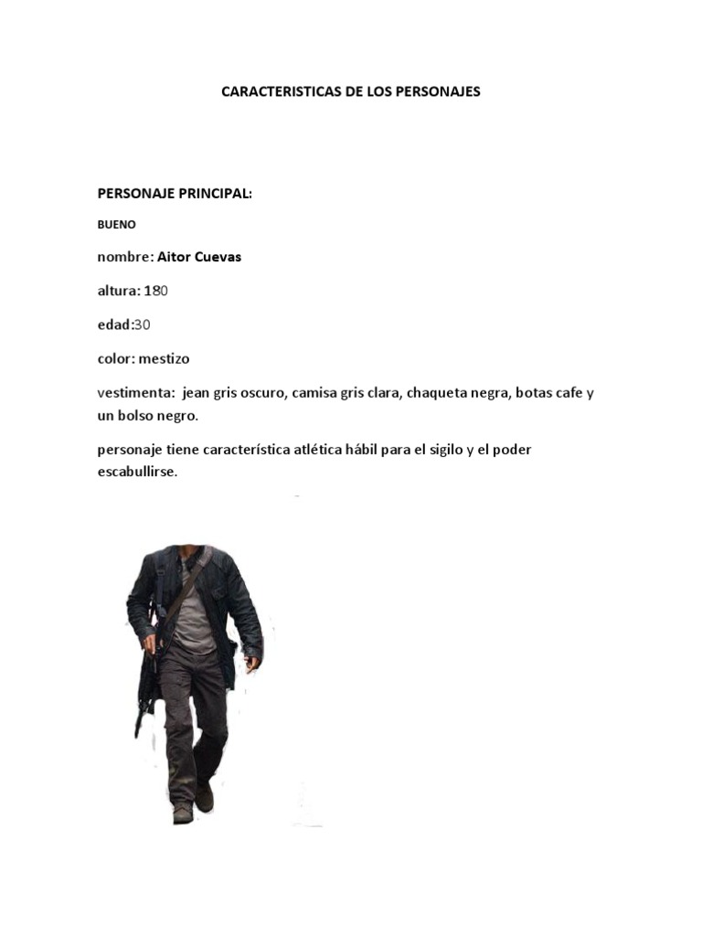 Caracteristicas de Los Personajes | PDF