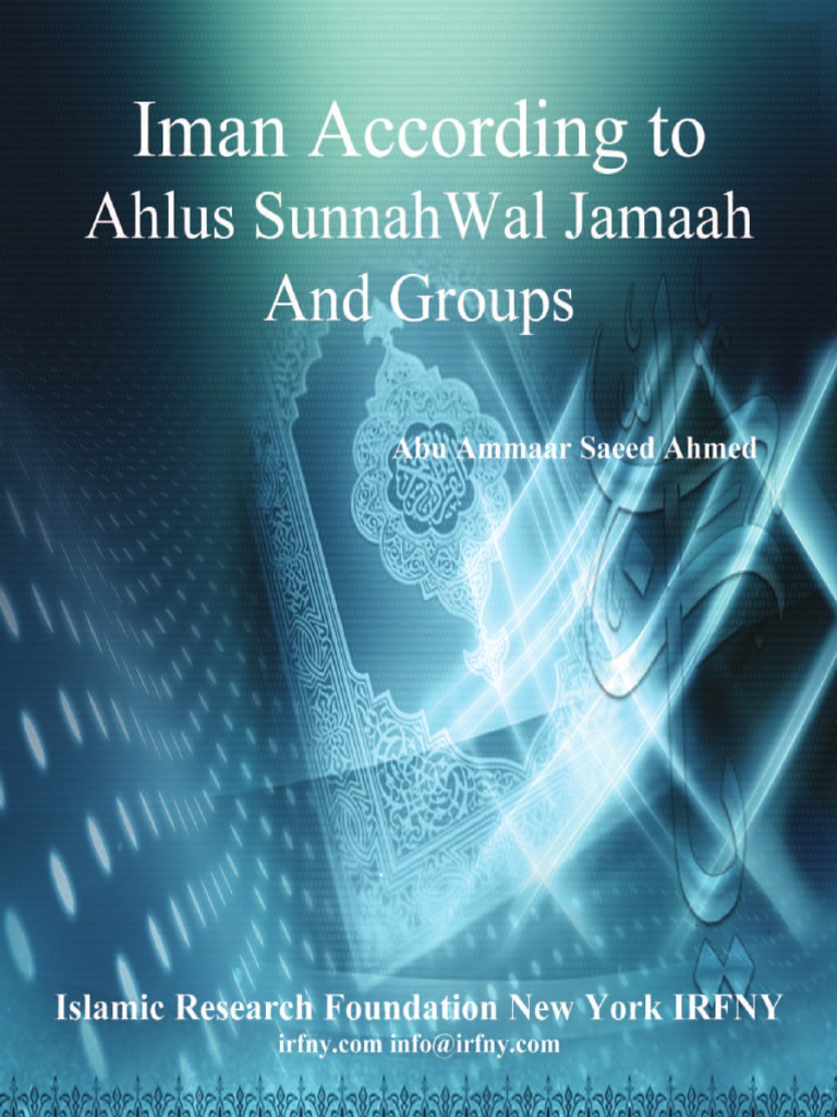 Iman According To Ahlus Sunnah Wal Jamaah and Groups | PDF | Prophets ...