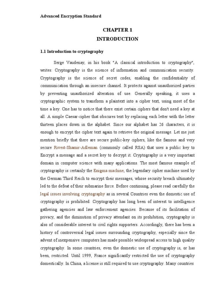 Cryptography Documentation | PDF | Cryptography | Hardware Description Language