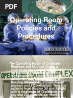 Operation Theater Policies and Procedures Manual | Surgery | Anesthesia