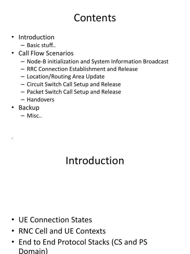 UMTS Call Flow Scenarios Overview | PDF | Asynchronous Transfer Mode ...