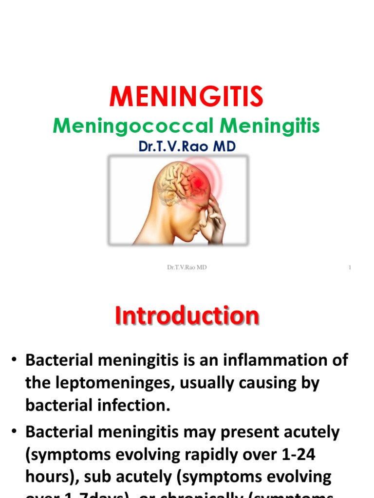 Meningitis MENINGITIS Meningococcal Meningitis | PDF | Meningitis ...