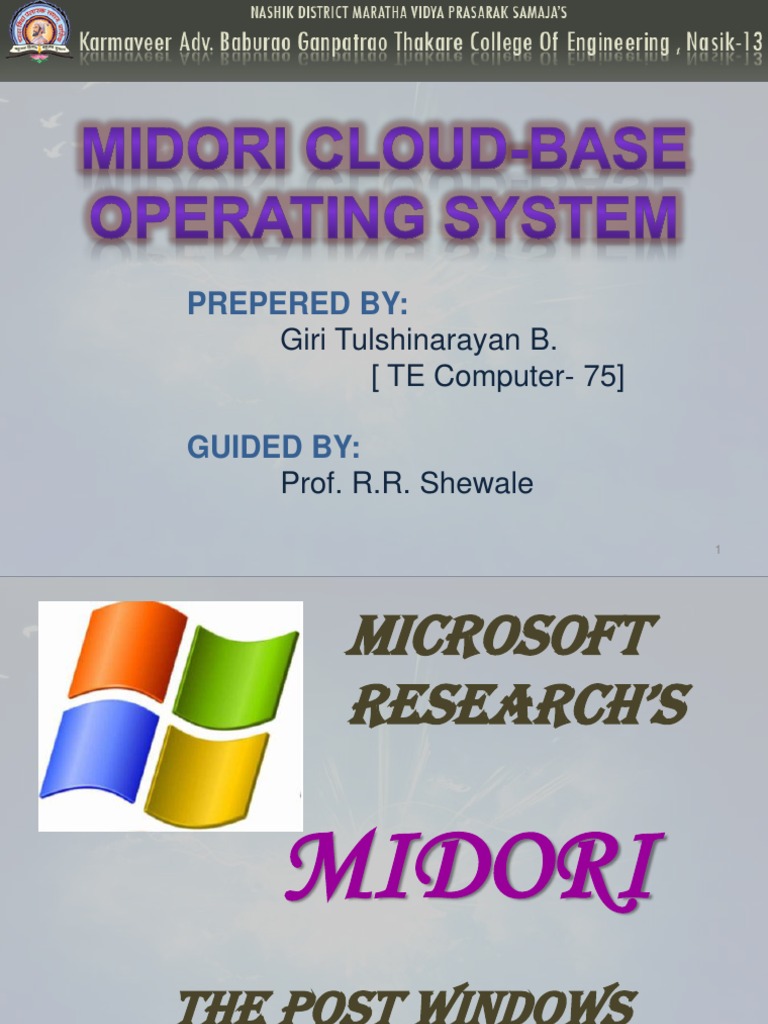 Midori Cloud Base Os | PDF | Operating System | Kernel (Operating System)
