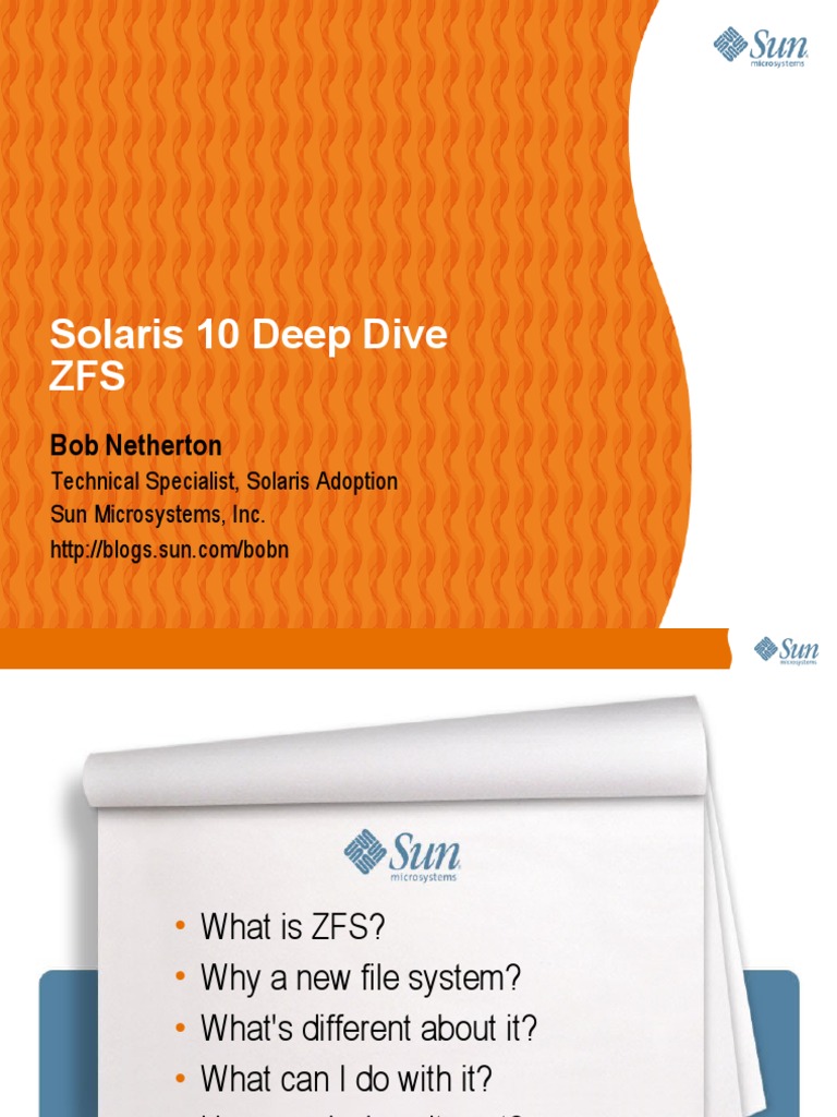 ZFS Deep Dive | PDF | File System | Computer Architecture ZFS Deep Dive | PDF | File System | Computer Architecture