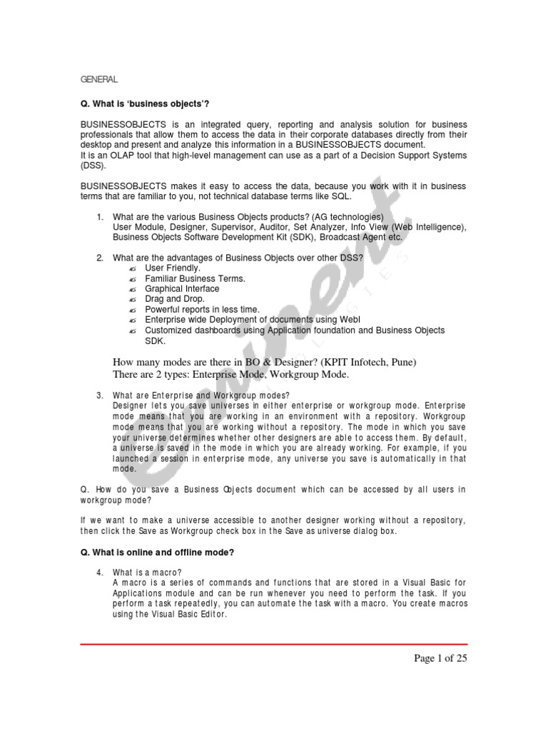 BO (Business Object in | PDF | Object (Computer Science) | Databases