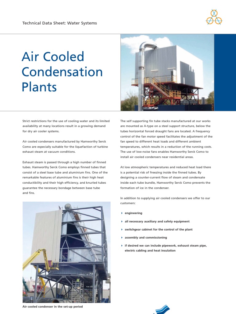 Air Cooled Condensation Plants PDF | PDF | Computers | Technology ...