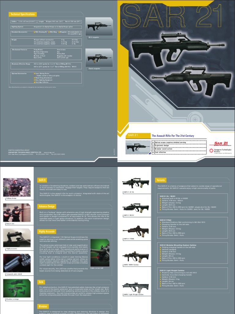 The Assault Rifle For The 21st Century: Technical Specifications and ...