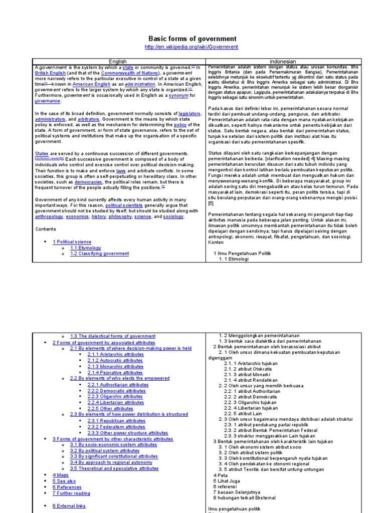 Overview of Government Forms | PDF