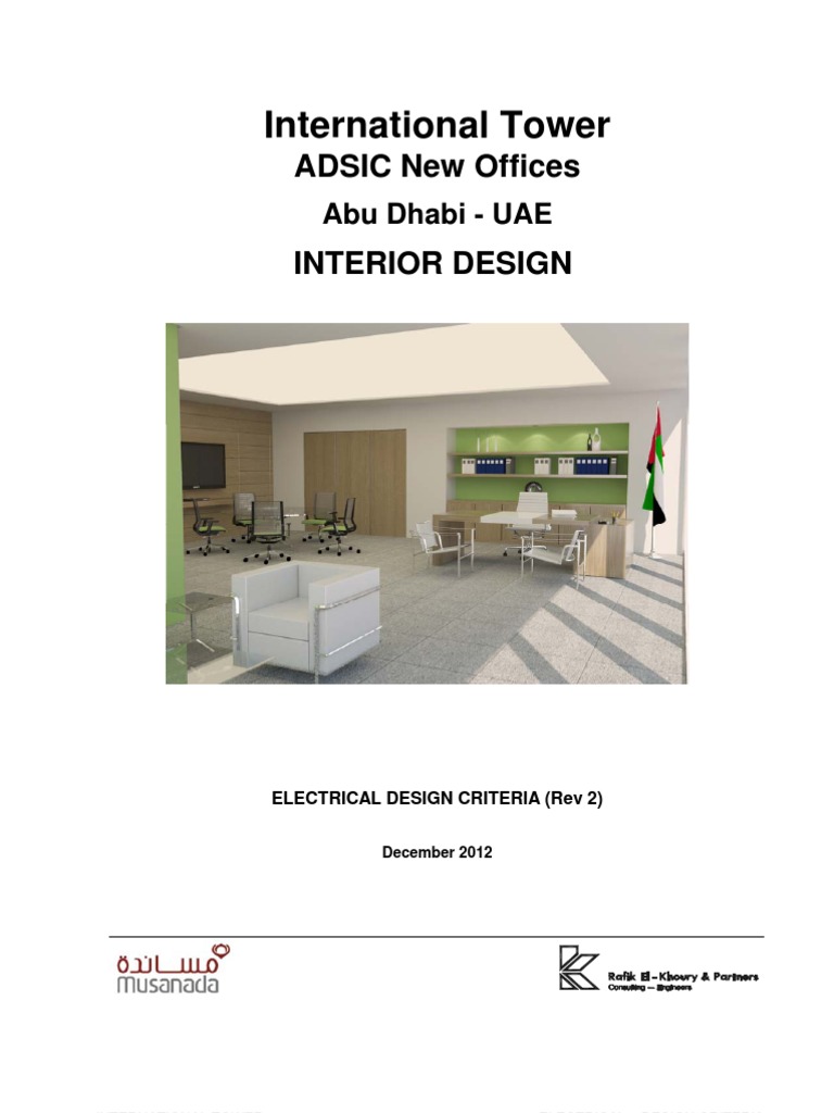 Electrical Design Criteria - Rev.2 | PDF | Data Center | Lighting