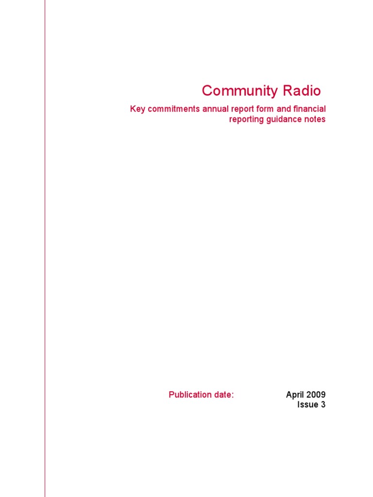 Ofcom Report For Resonance FM | PDF | Internet Forum | Community