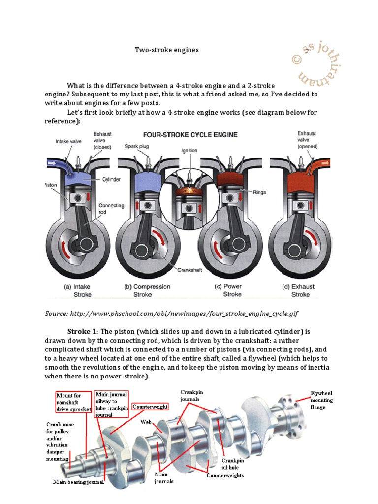 Two Stroke Engines | PDF