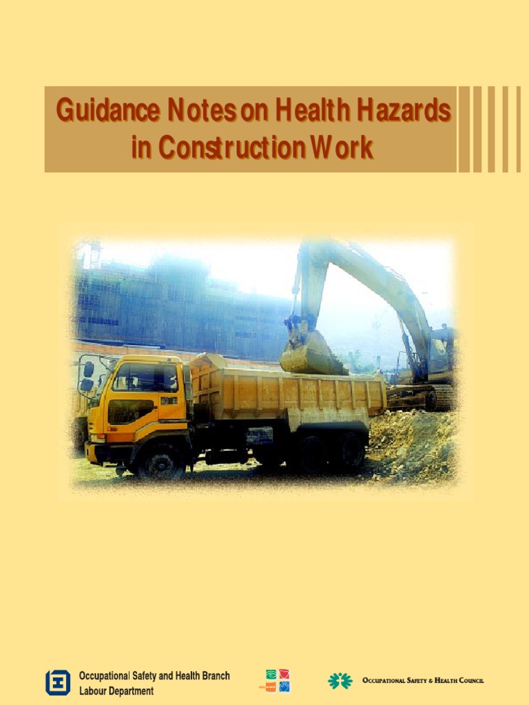 Guidance Notes On Health Hazard in Construction Work | PDF