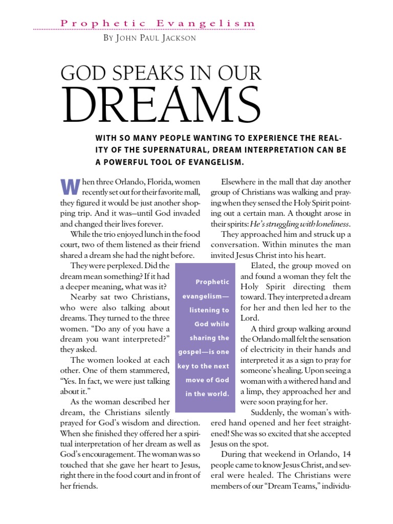 John Paul Jackson!! | Prophecy | Dream