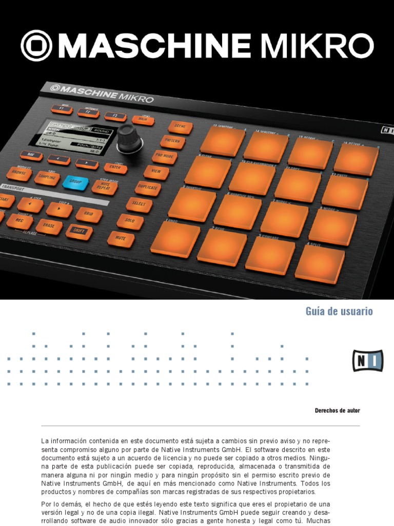 Maschine Mikro Mk1 Manual Spanish | Descargar gratis PDF | Hardware de ...