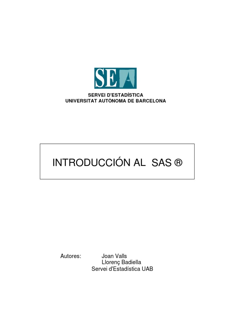 Manual Sas | PDF | Ventana (informática) | Programa de computadora