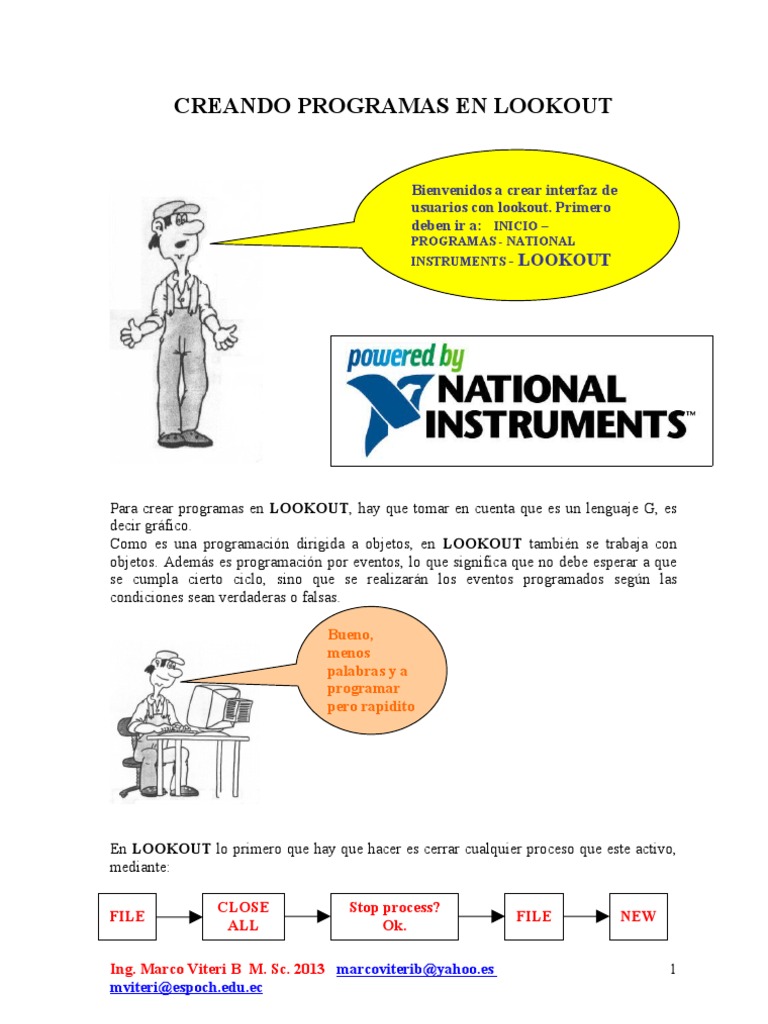 Manual de Lookout A Distancia | PDF | Software | Áreas de informática