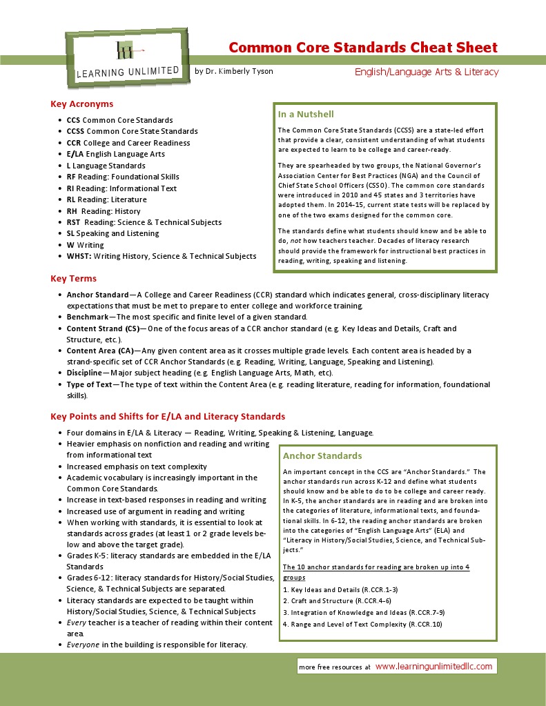 Common Core Standards Overview | PDF | Common Core State Standards ...