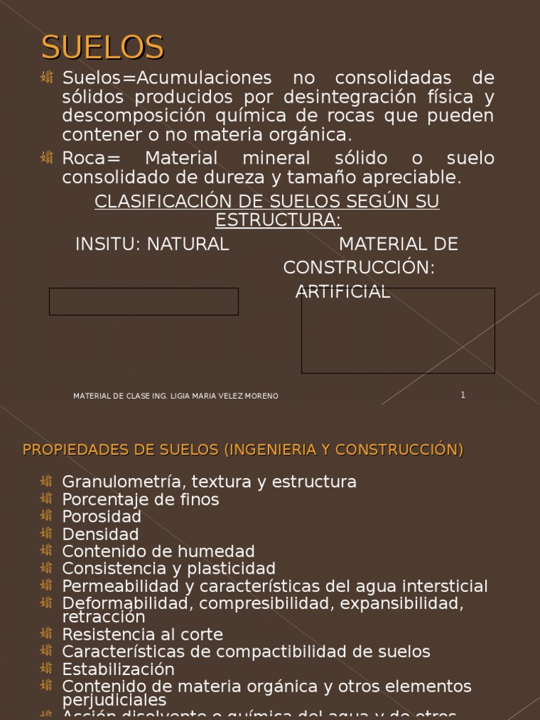Tipos de Suelos y Rocas en Ingeniería | PDF | Roca (geología) | Roca ...
