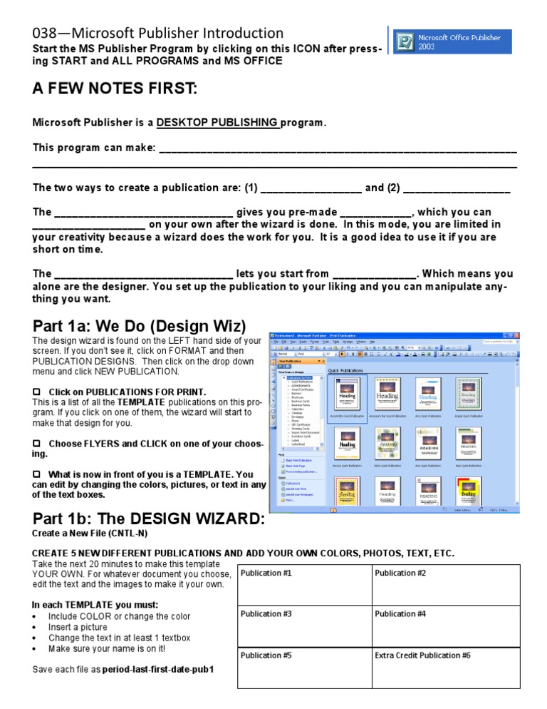 Microsoft Publisher Basics Guide | PDF | Art | Computers