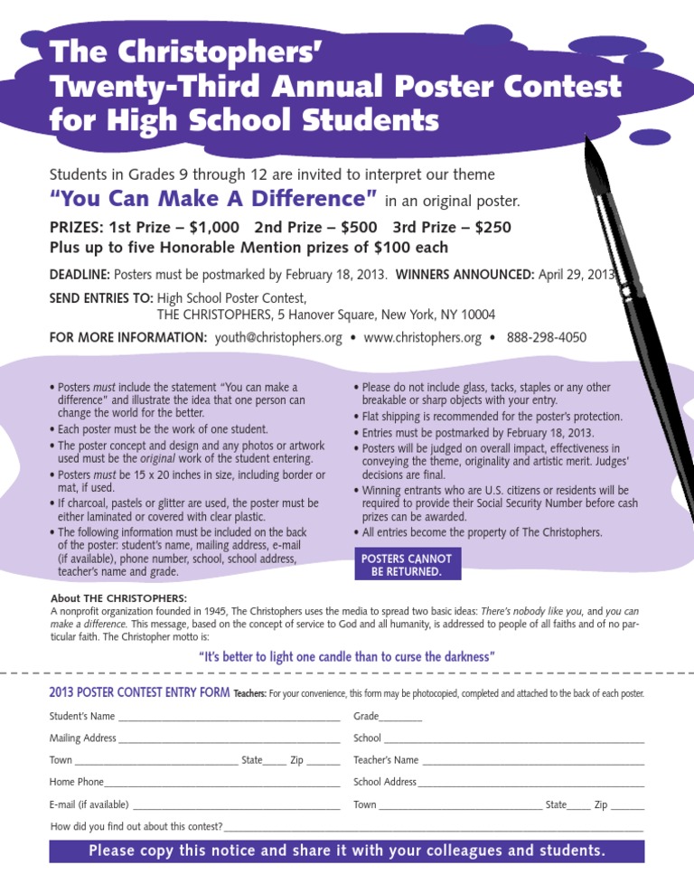 Poster Contest Flyer 2013 | PDF | Communication