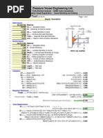 Nozzle Repad Design Sheet | PDF | Materials | Industrial Processes