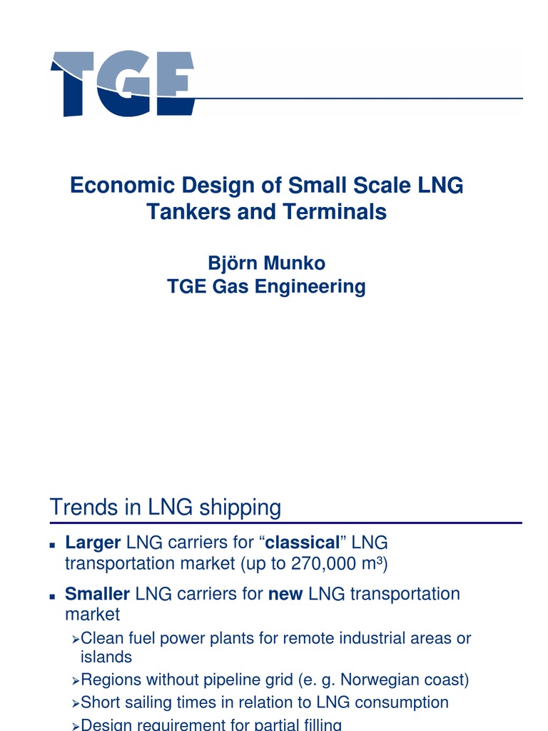 Small Scale LNG Terminal and Tanker Design | PDF | Liquefied Natural ...