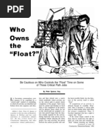 NEC4 Bulletin: Understanding Terminal Float | PDF | Business