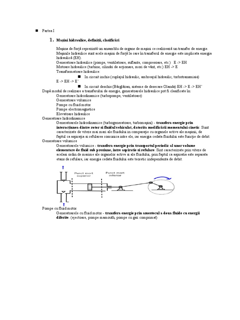 Masini Hidraulice | PDF