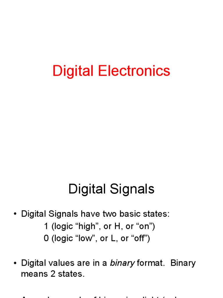 Digital Electronics | PDF | Logic Gate | Electronic Circuits
