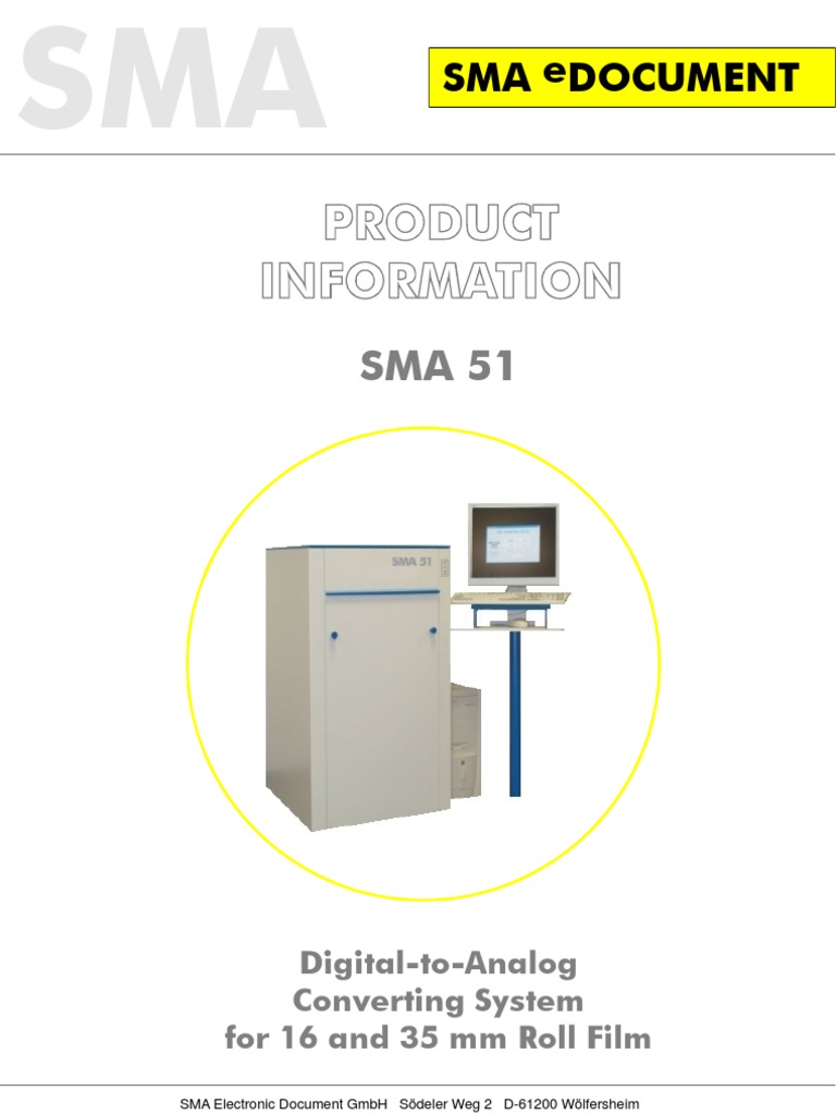 Sma51 16m-35mm Printer | Download Free PDF | Microform | Media Technology