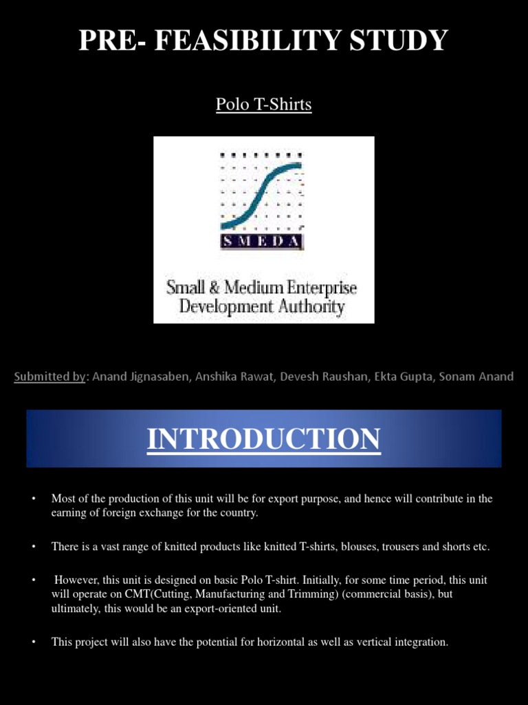 Pre - Feasibility Study | PDF | Clothing | Knitting