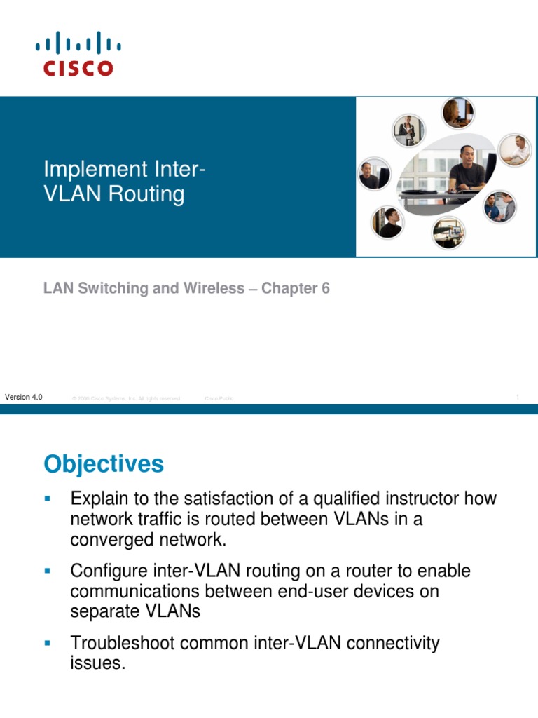 Implement Inter-VLAN Routing/ LAN Switching and Wireless | PDF | Router (Computing) | Computer ...
