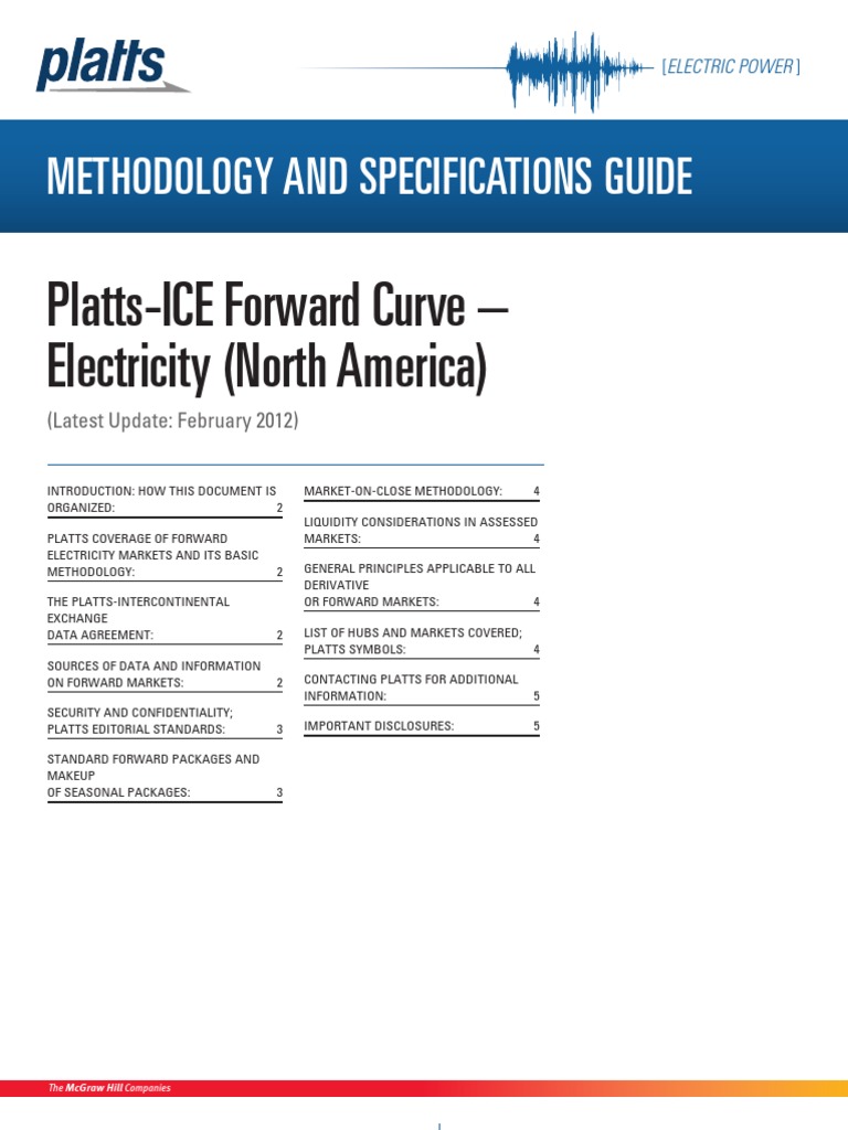 Methodology and Specifications Guide: Platts-ICE Forward Curve ...