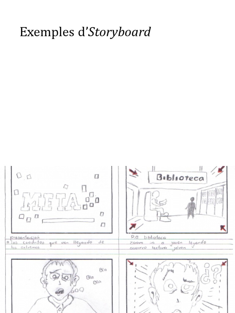 Exemples Storyboard | PDF
