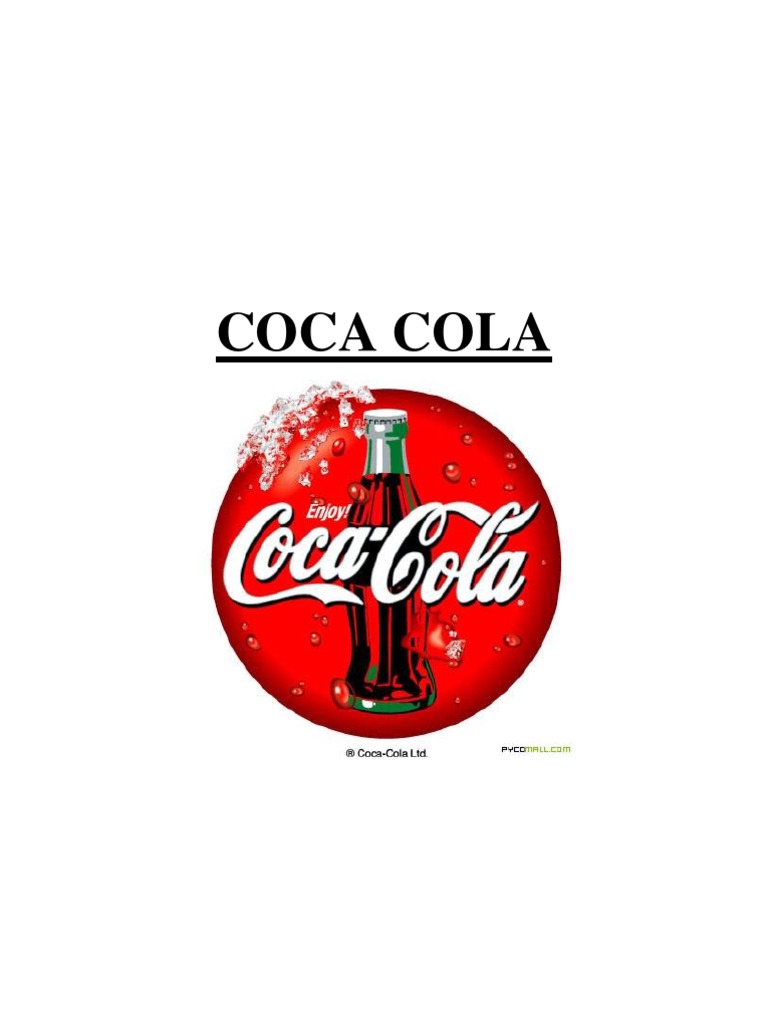 Coca Cola | PDF | Coca Cola | The Coca Cola Company