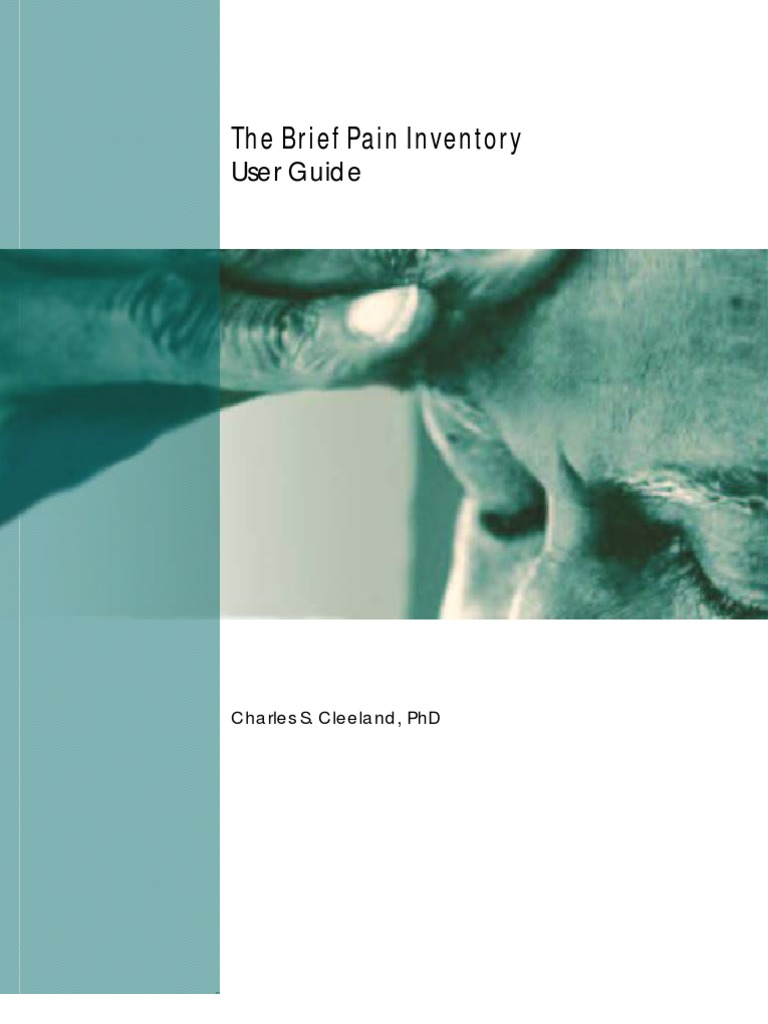 The Brief Pain Inventory User Guide Pdf