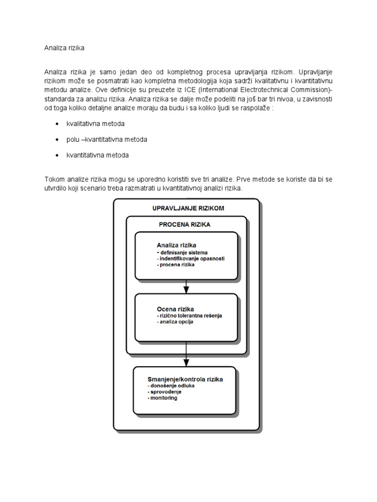 ANaliza Rizika | PDF